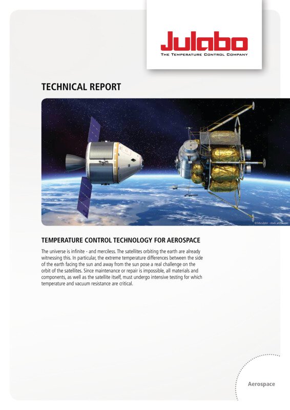 Temperature Control Technology for Aerospace | JULABO USA, Inc.