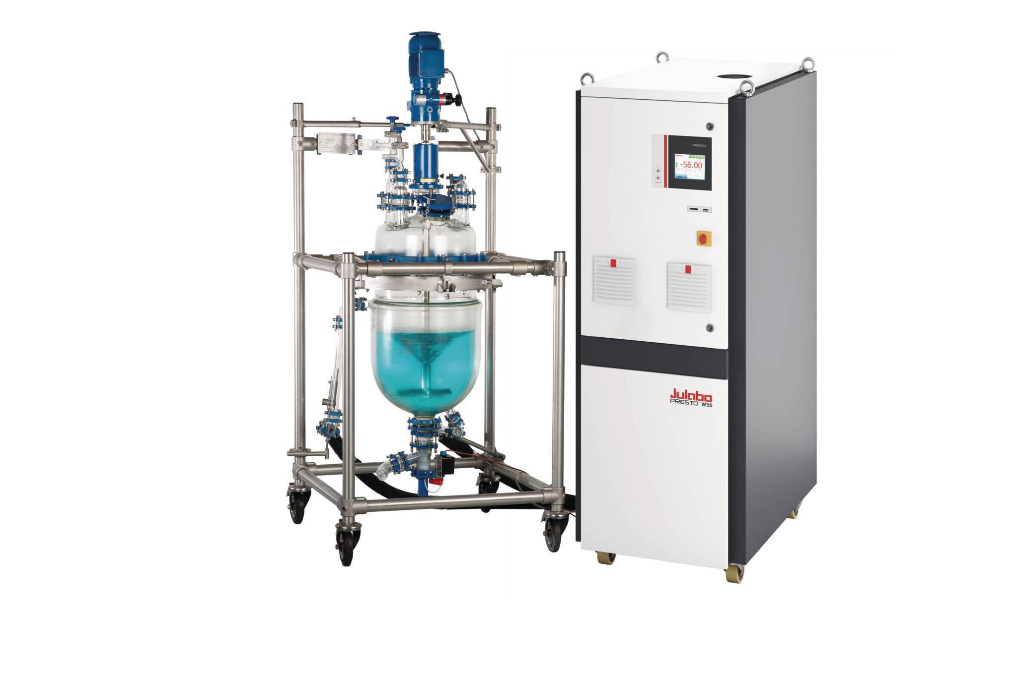 Kühlen eines Büchiglas 50 l Reaktors mit einem PRESTO W56 ...